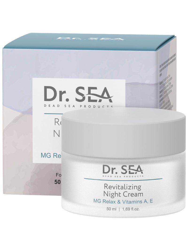 DR. SEA - Revitalizing Night Cream - Mg Relax & Vitamins A, E – Dead ...